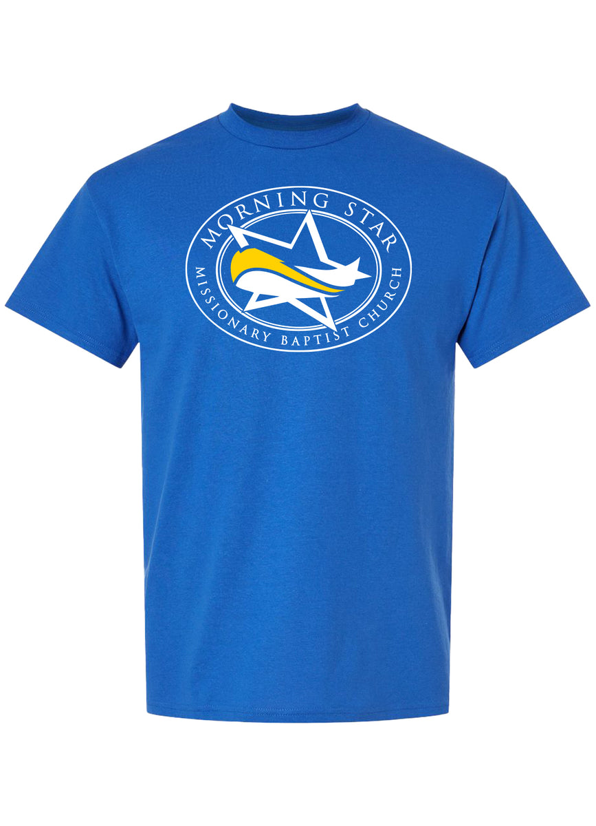 Morning Star DryBlend Printed Logo Tee – bulldogcustomtees.com