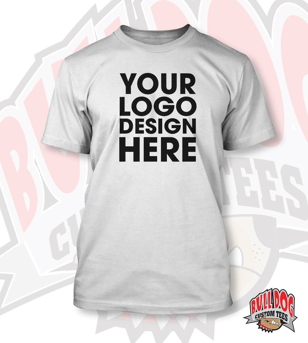1 Color 1 Location White T-shirt Print Special – bulldogcustomtees.com